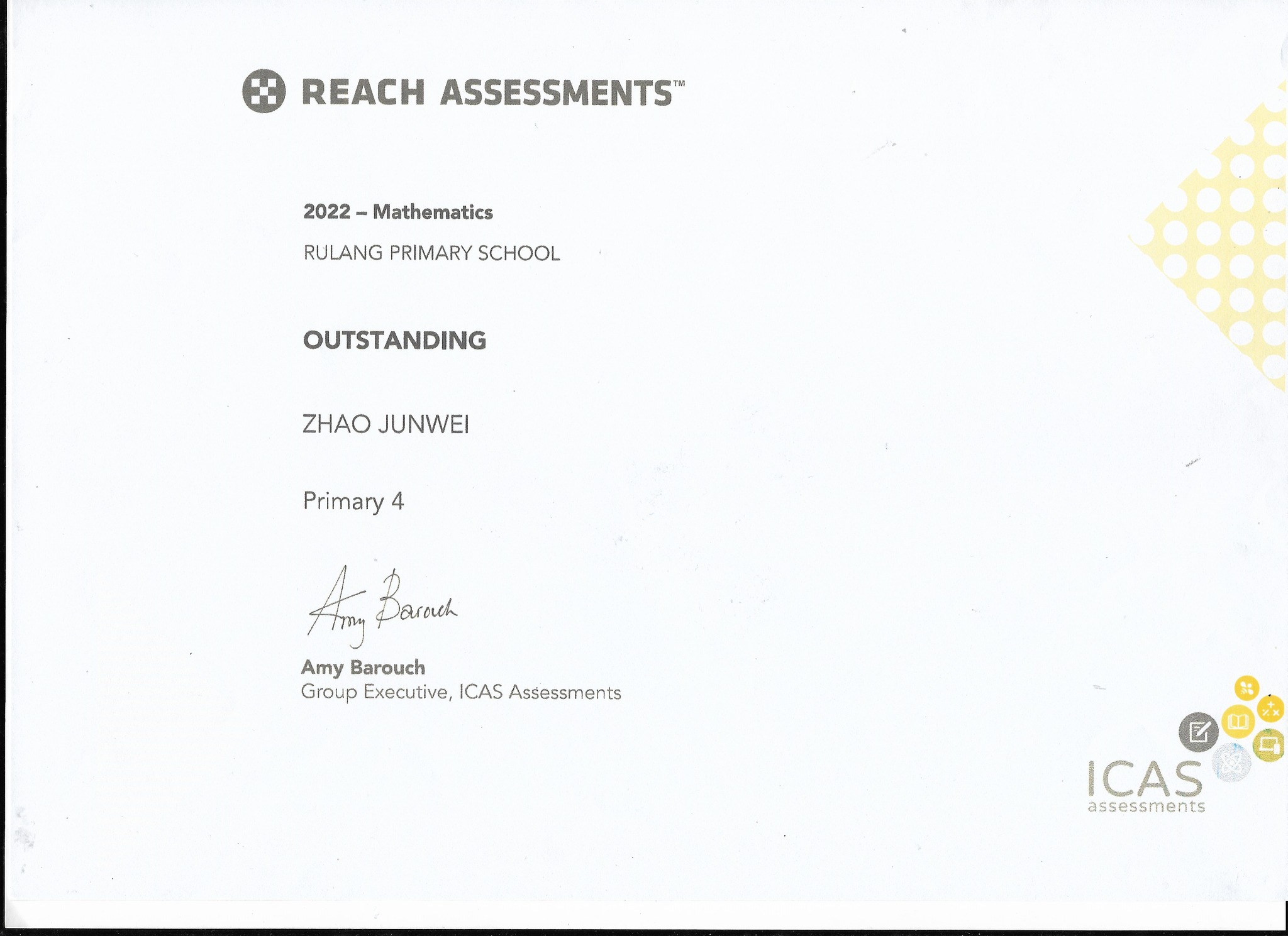 Zhao Junwei – DSA Application